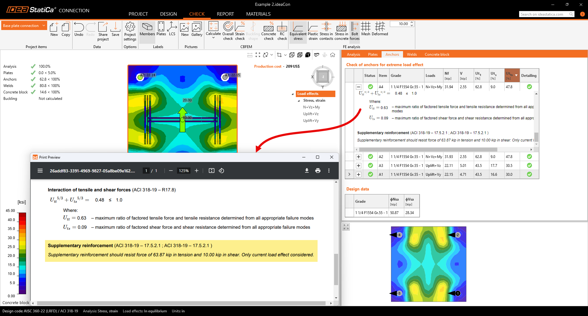 Complete base plate workflow | IDEA StatiCa